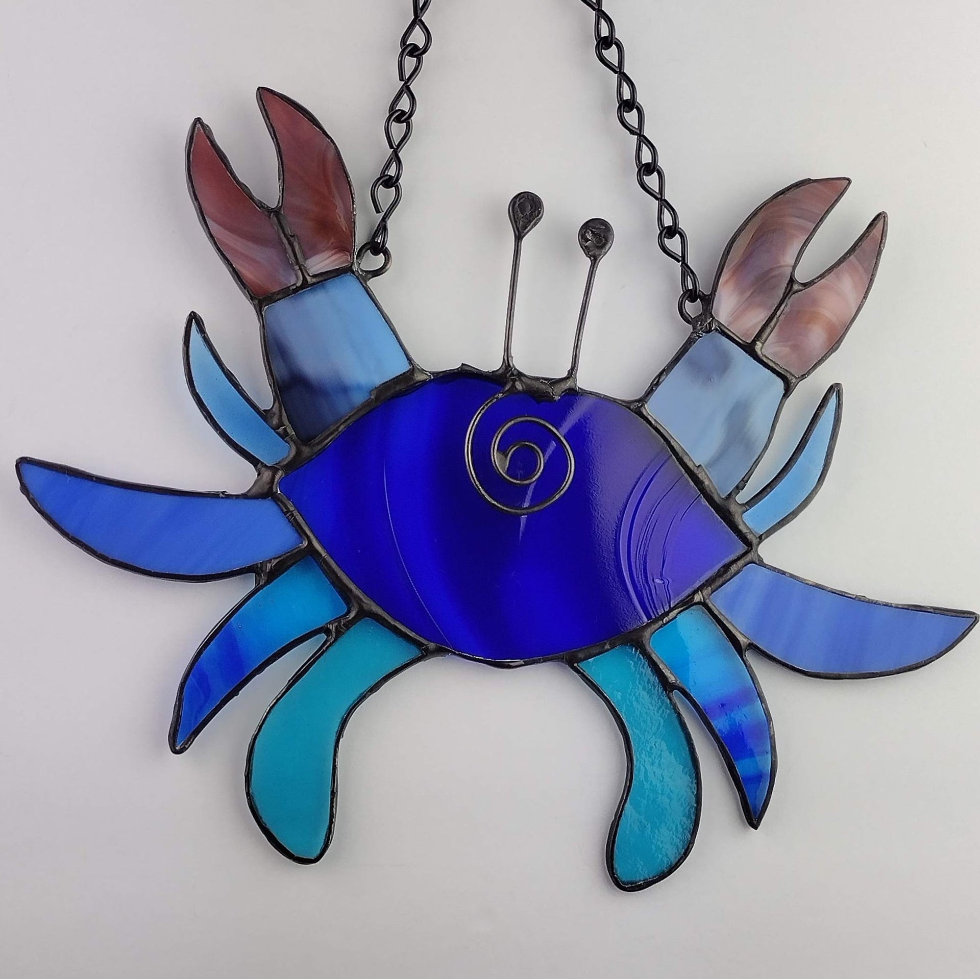 Blue Crab Stained Glass Pattern